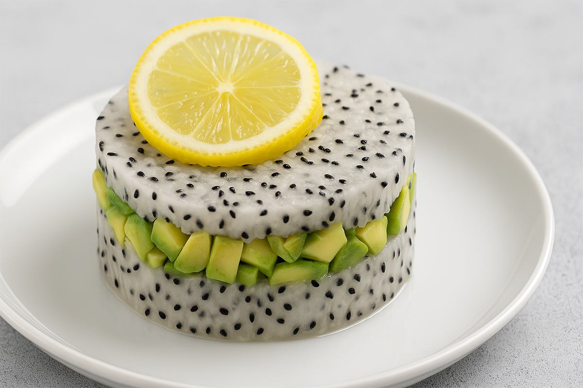 Dragonfruit, Avocado & Sicilian Lemon Tartare: A Colorful Dish That ...