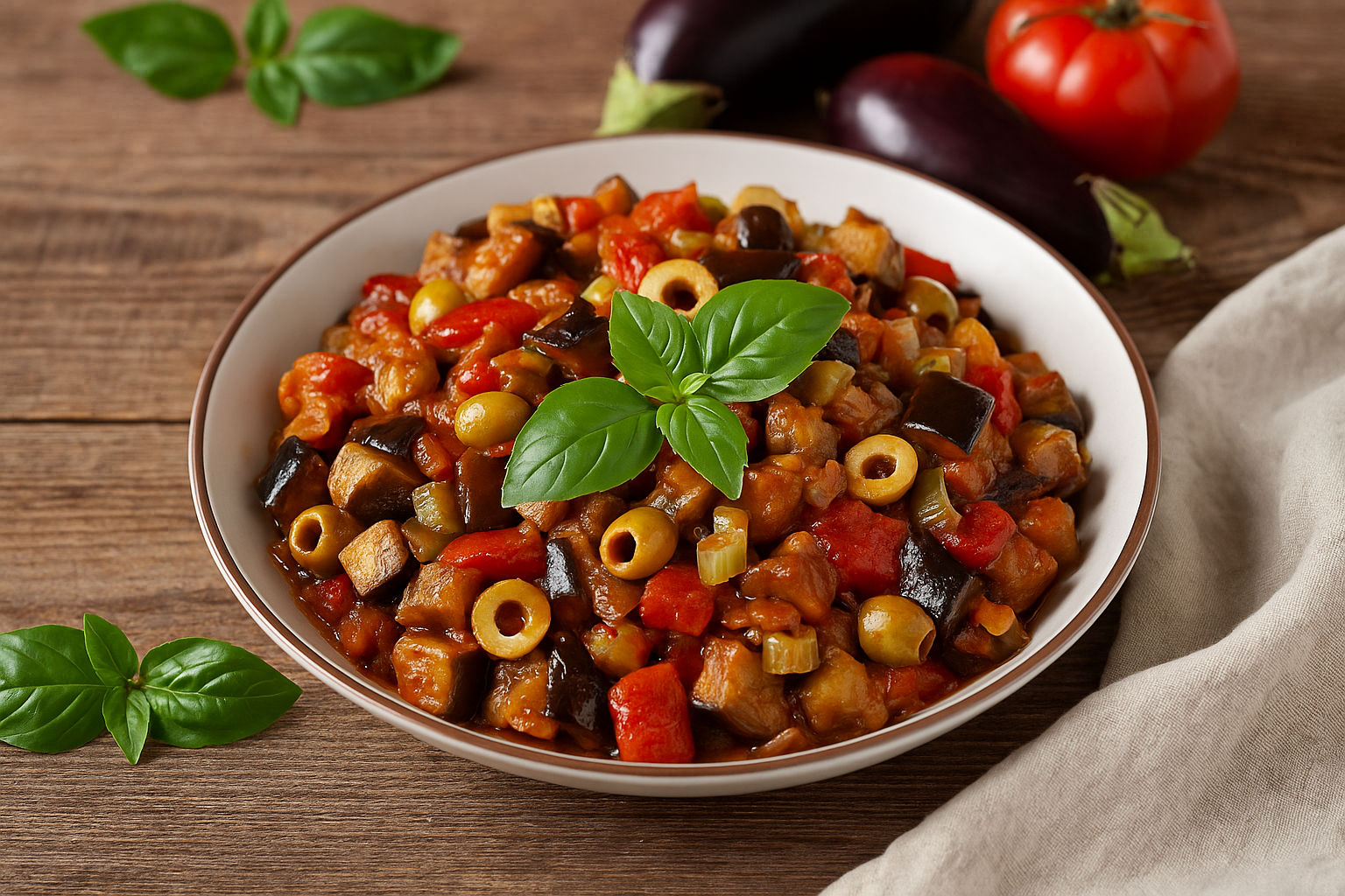 Caponata sicilienne : la recette de grand-mère - Mammarancia